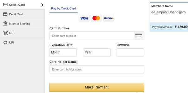 Chandigarh (E Sampark) Bill Payment - चंडीगढ़ बिजली बिल पेमेंट